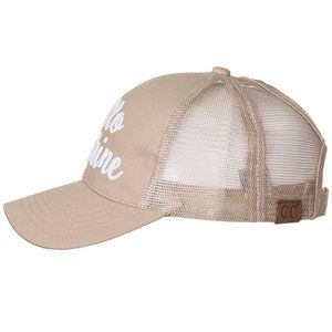 C.C | Accessories | Cc Hello Sunshine Letter Color Change Baseballcap ...